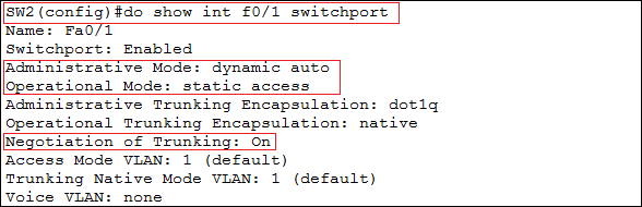 Cisco DTP (Dynamic Trunking Protocol) Negotiation