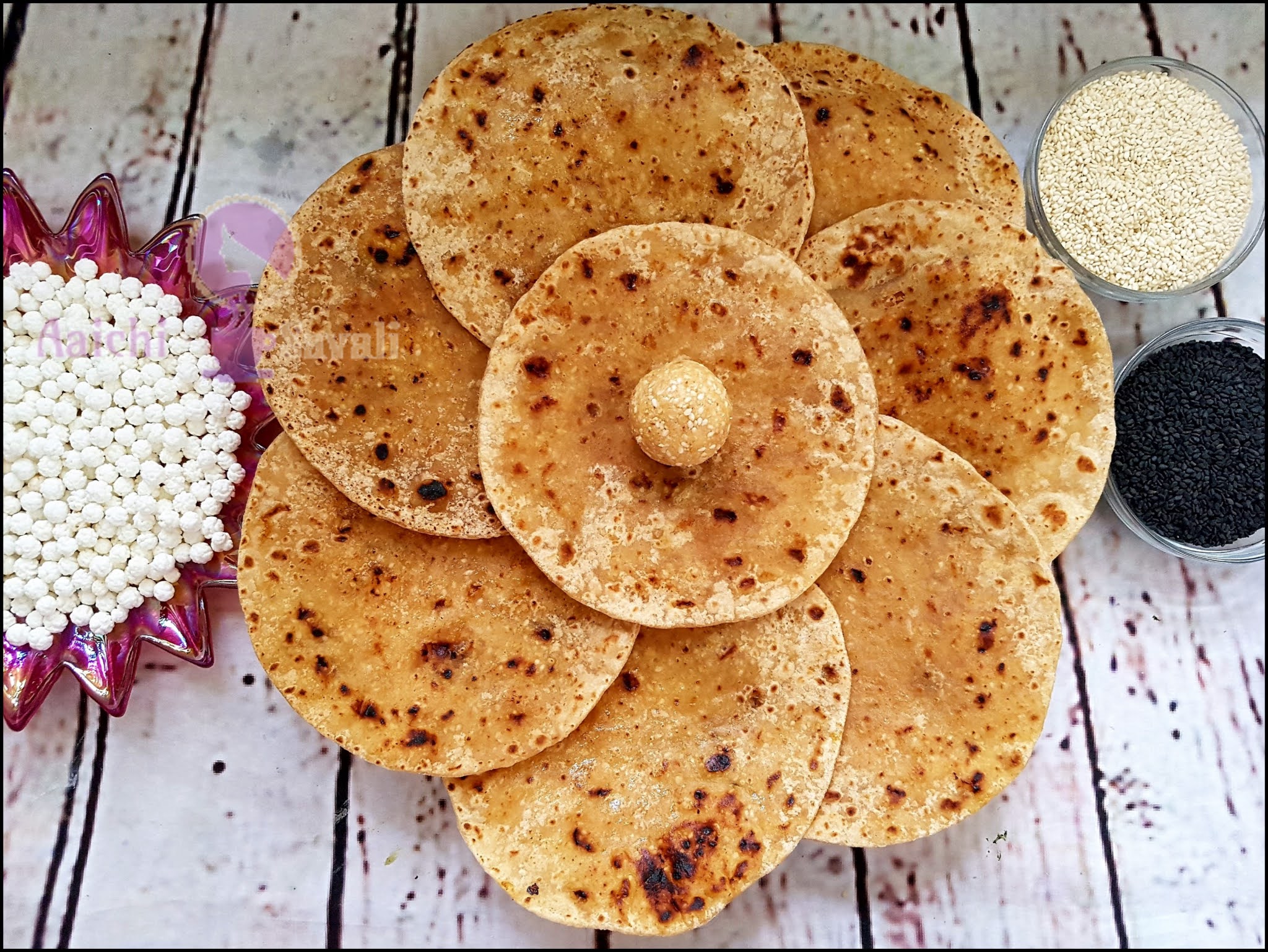 Makar Sankranti Special Gulpoli(Tilgul Poli) | Sesame Jaggery Roti ...