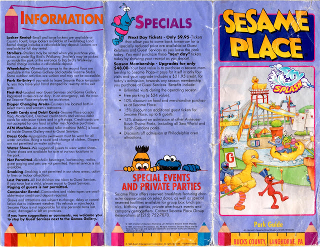 Big Bird Bridge: 1995 Park Map