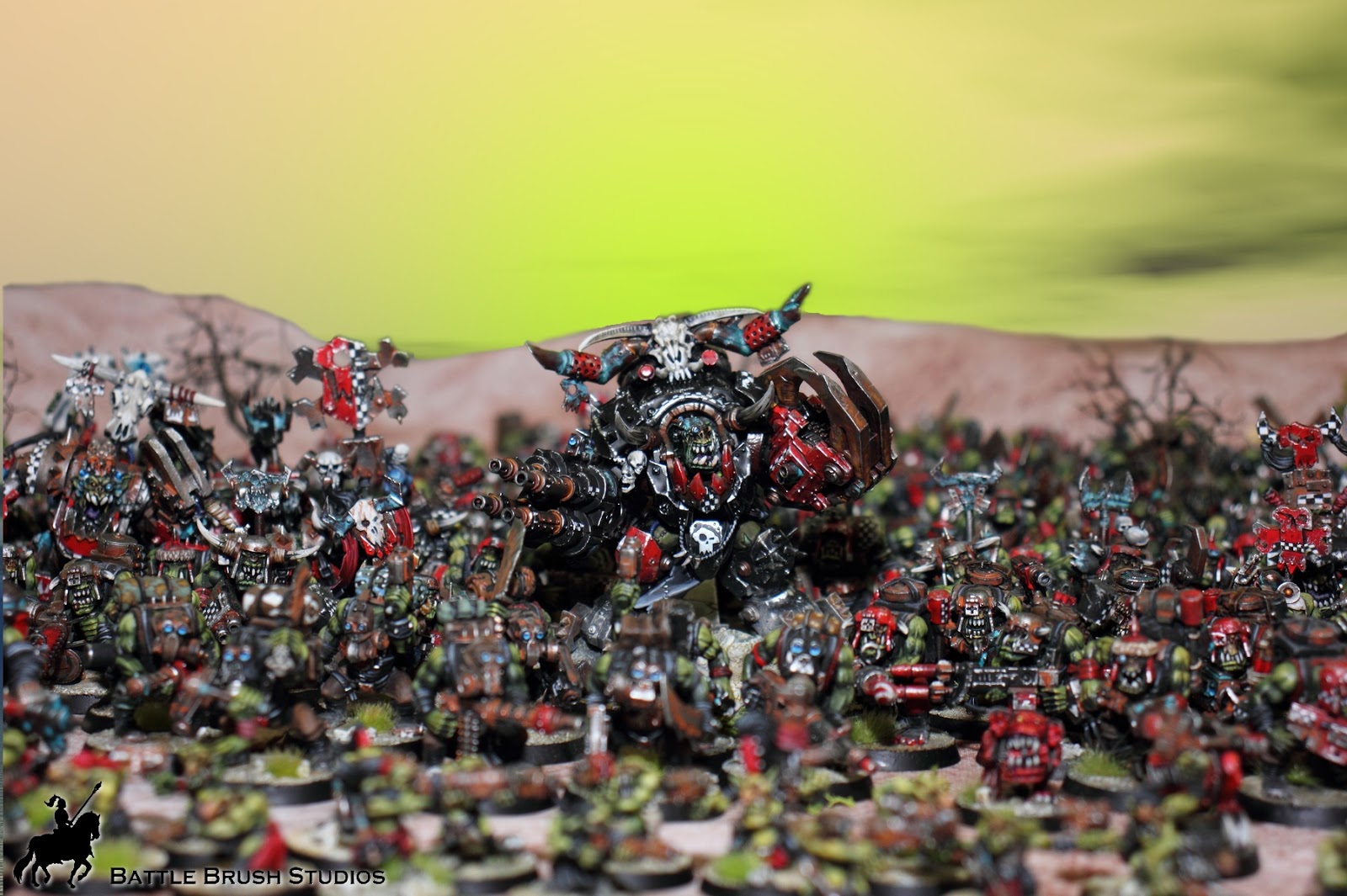 Battle Brush Studios: Showcase: Orks Army Shots