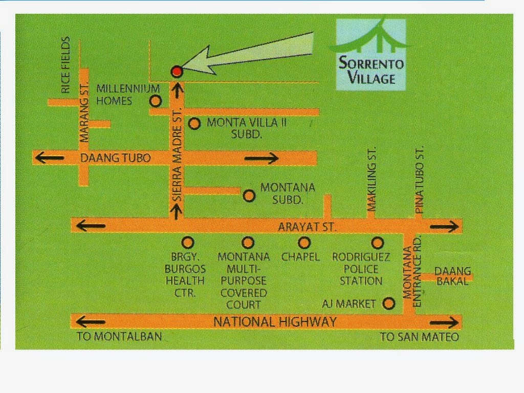 Sorrento Village - Burgos, Rodriguez, Rizal