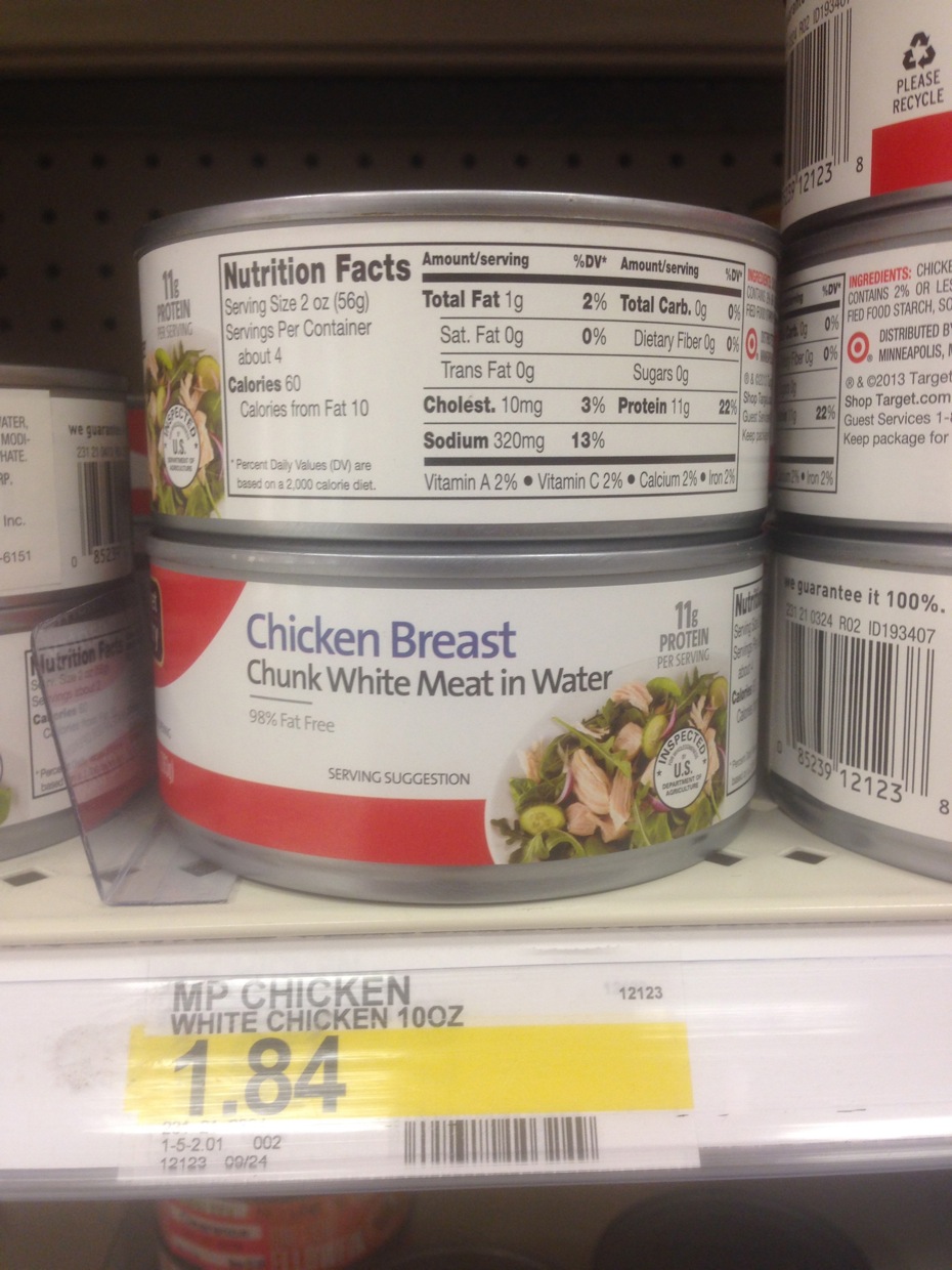 Healthy Grocery: Chicken Breast, Market Pantry, 10 oz - Target
