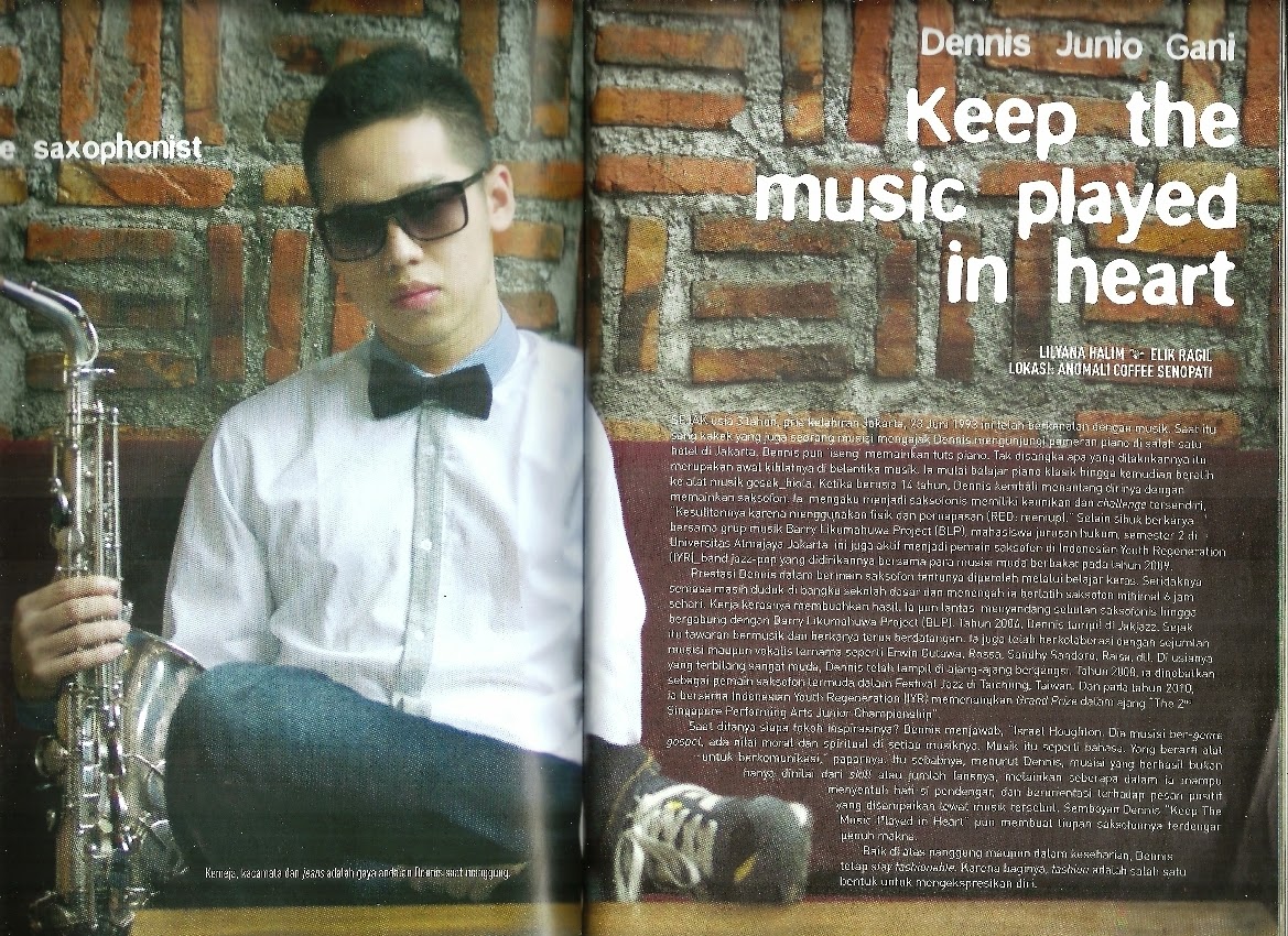 Pemain Saxophone Indonesia, Java Jazz Festival 2015 Artist: April 2015