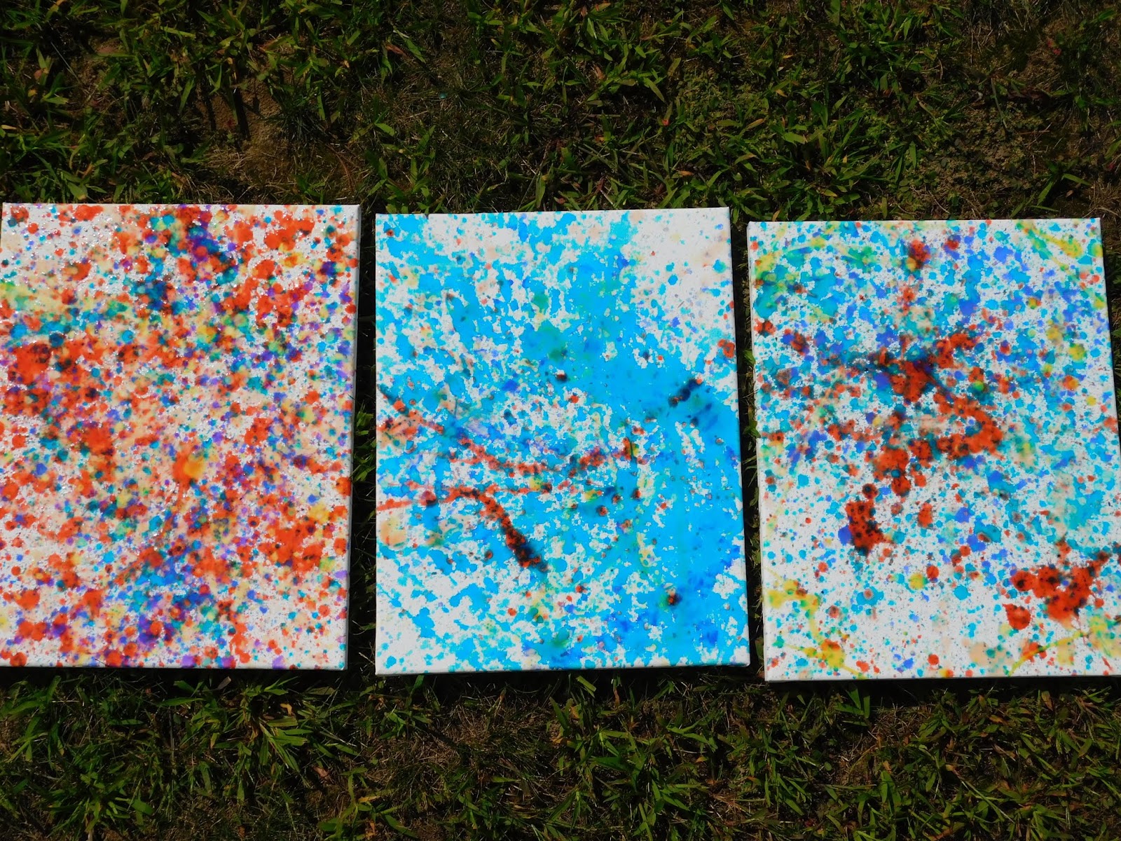 Art Project #42: Splatter Paint Canvas