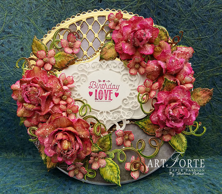 Artforte: Lovely Lattice Roses