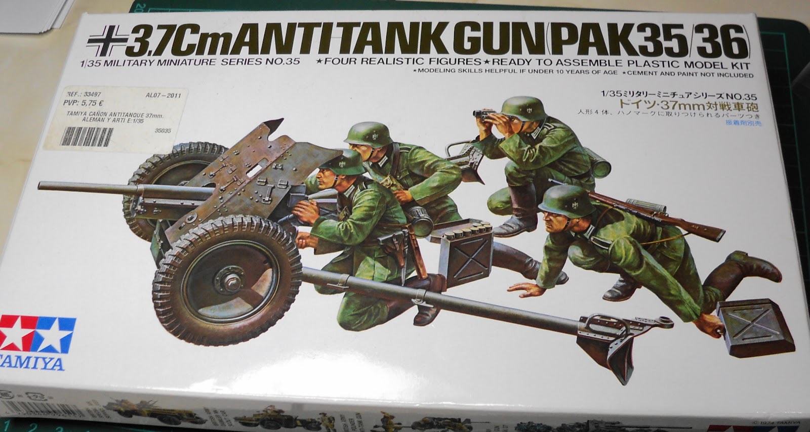 Yoryi (puntocom) - Modelismo y Maquetas - CAÑÓN 37/45 RHEINMETALL PAK ...