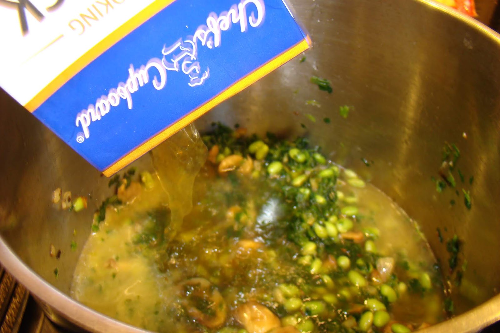 My Favorite Recipes Collection: Creamy Edamame Soup with Gouda Cheese