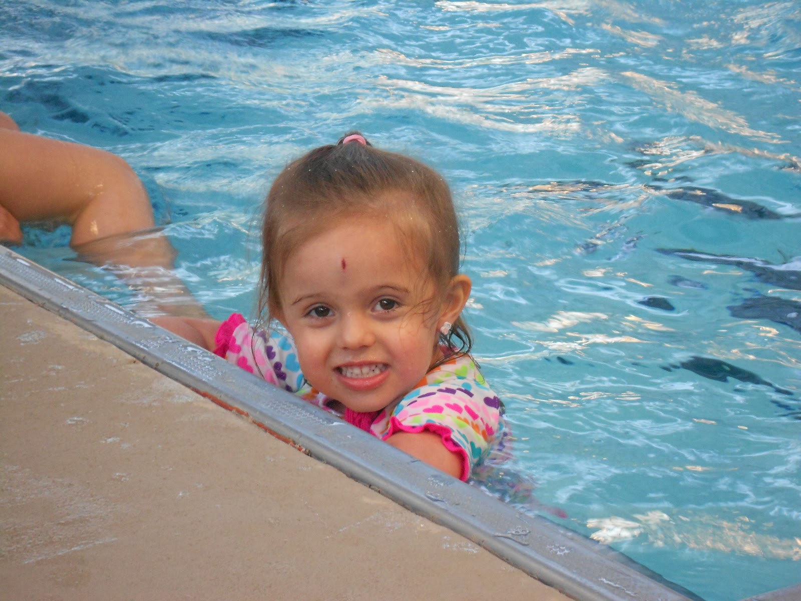 The Johnsons: First swim lesson