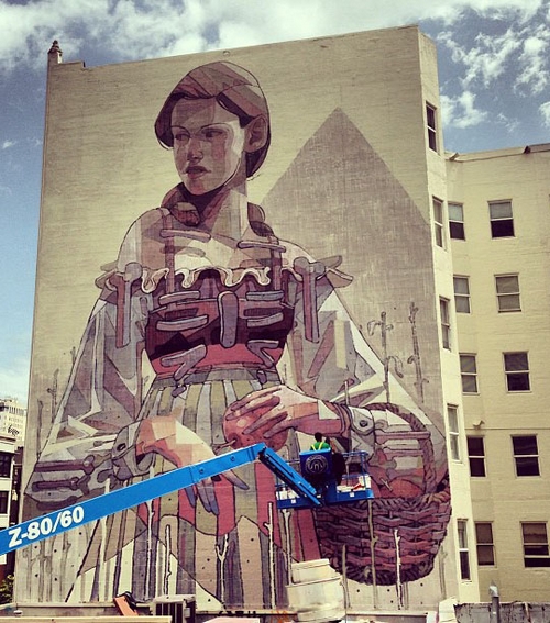 Aryz New Mural In San Francisco, USA | StreetArtNews | StreetArtNews