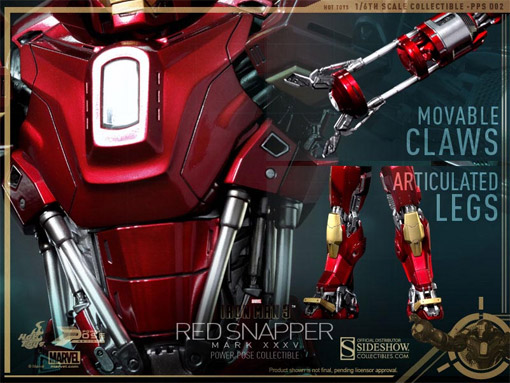 Marvel Discovery: Iron Man 3: Armadura Red Snapper Mark XXXV – Figura ...