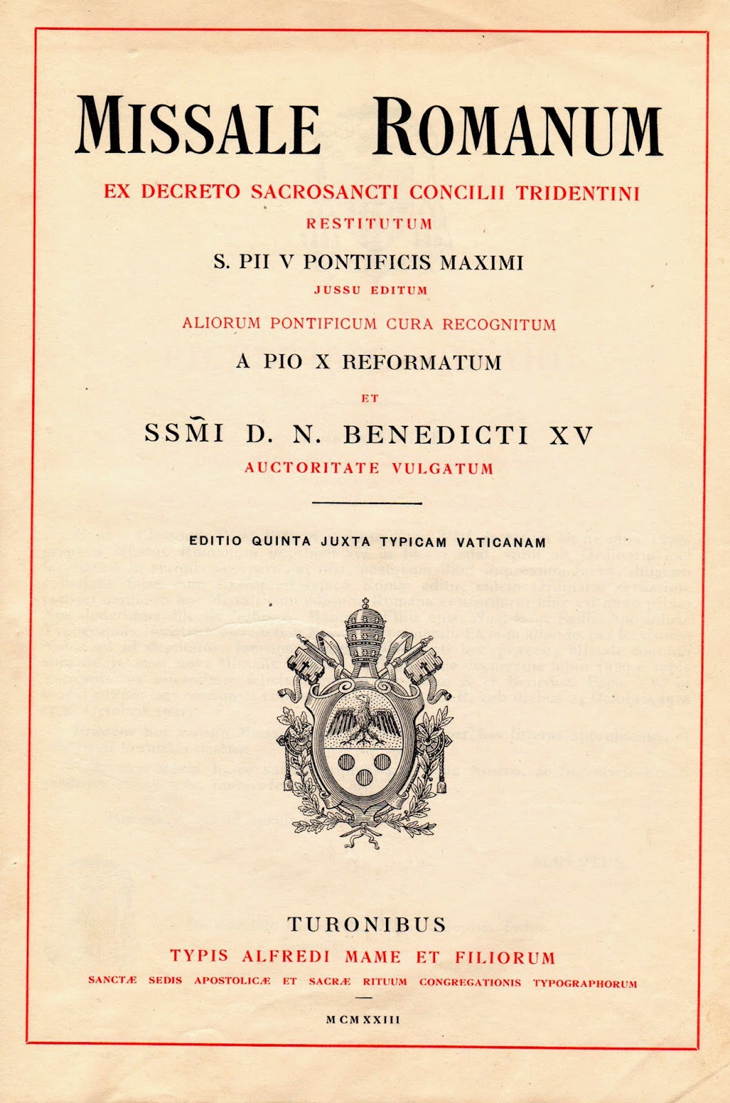 Museo virtual fueguino: 046.- MISSALE ROMANUM