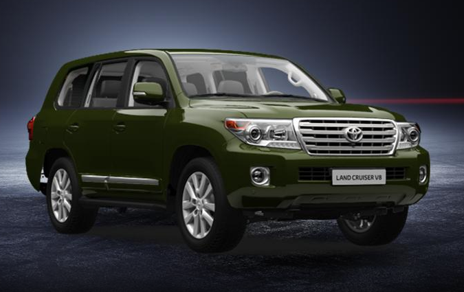 Toyota Land Cruiser SW V8 J200 Restylé (2015) - Couleurs