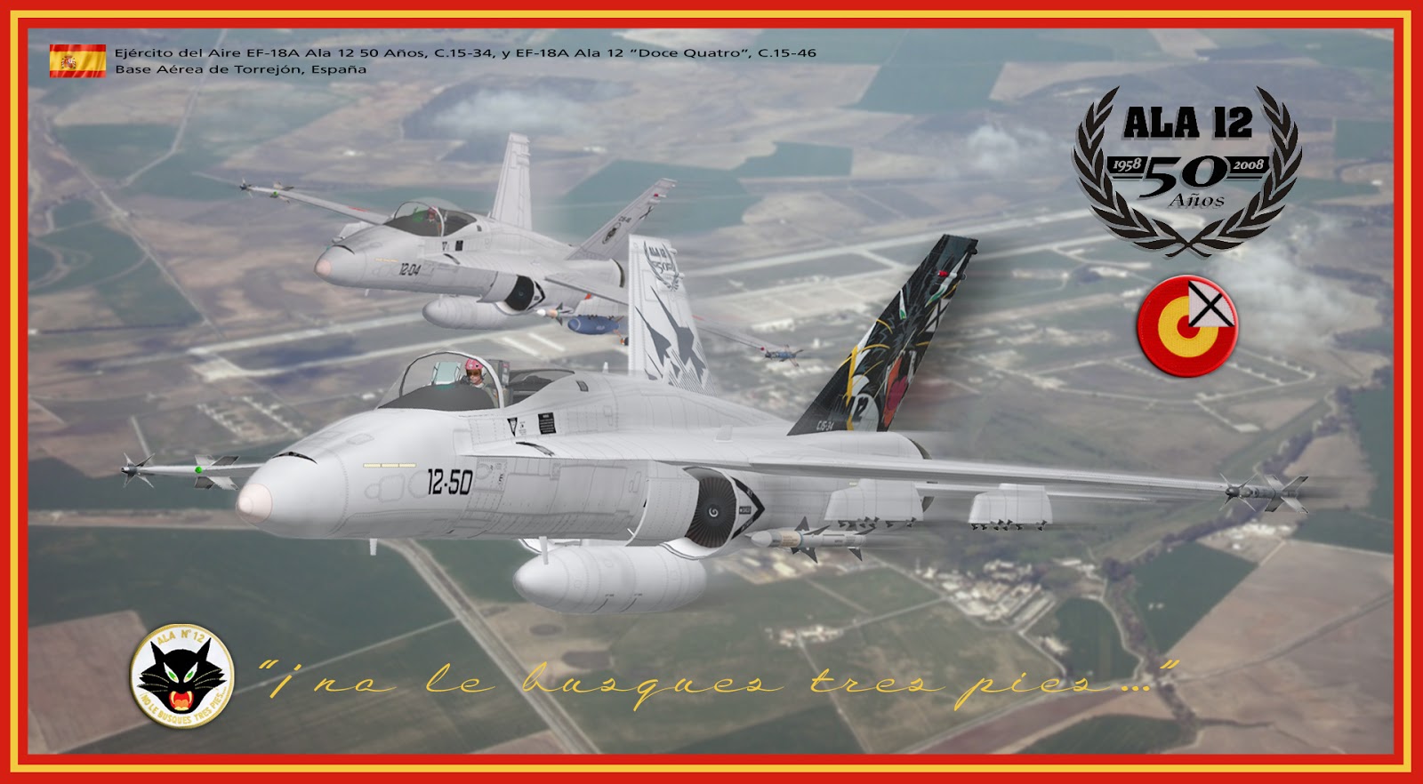 Eight Shades of Blue: Ejército del Aire Ala 12 EF-18A Hornet