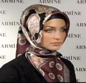 Turkish hijab.. voile turc..Turkish roll veil
