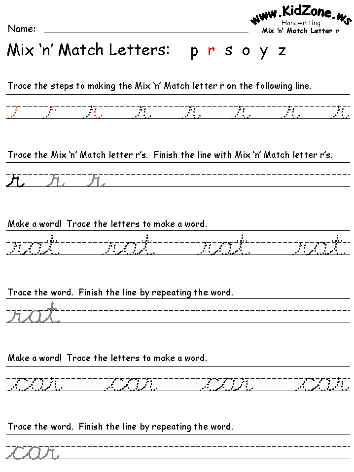 Summary Learn English: Cursive Handwriting