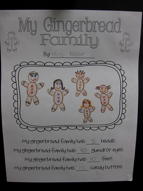 Ms.M's Blog: A Gingerbread kind of week.