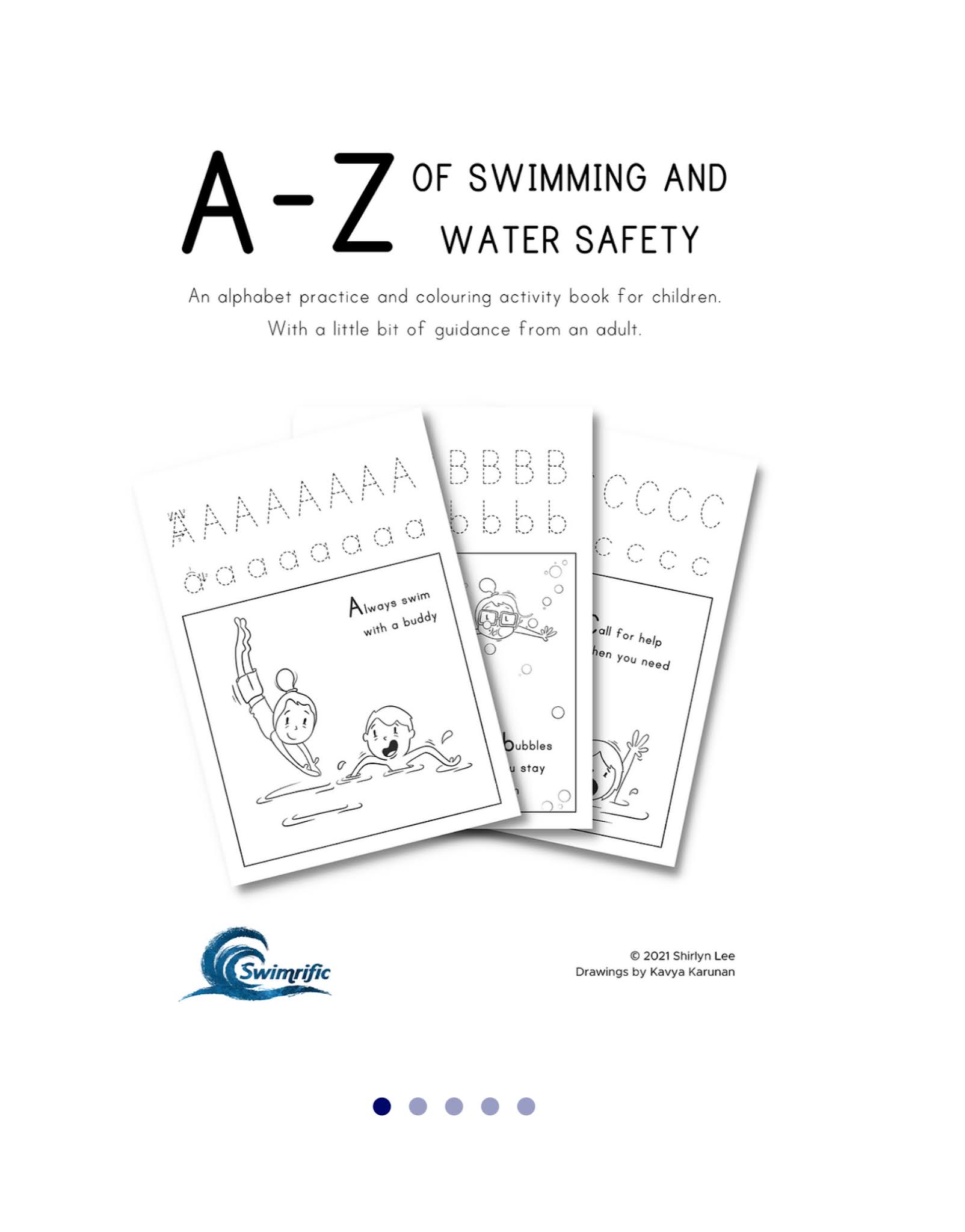 Swim themed Activity Book