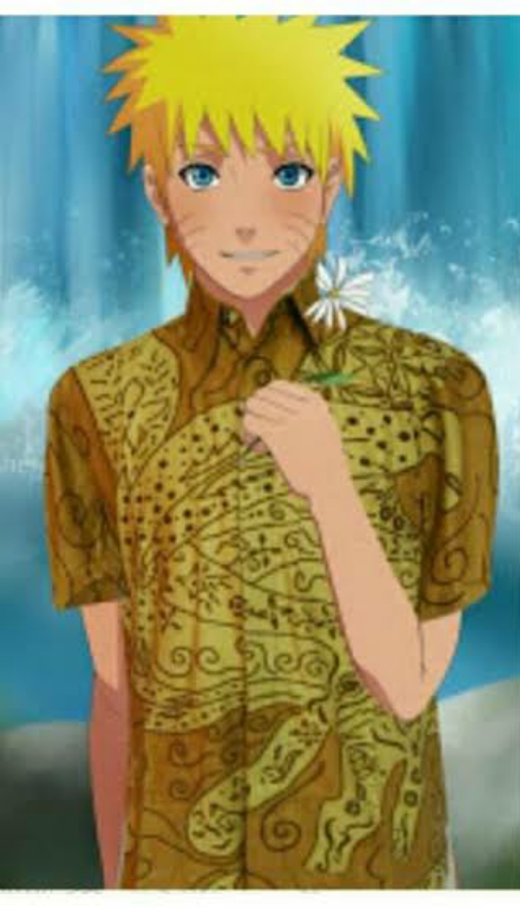 Deretan Foto Keren Anime Naruto Pakai Batik Indonesia