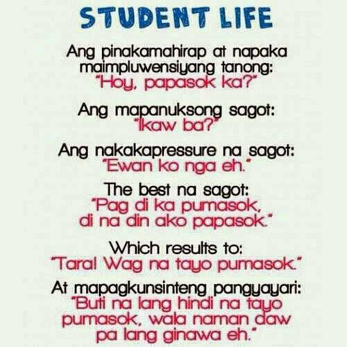 Student Life | Tagalog jokes