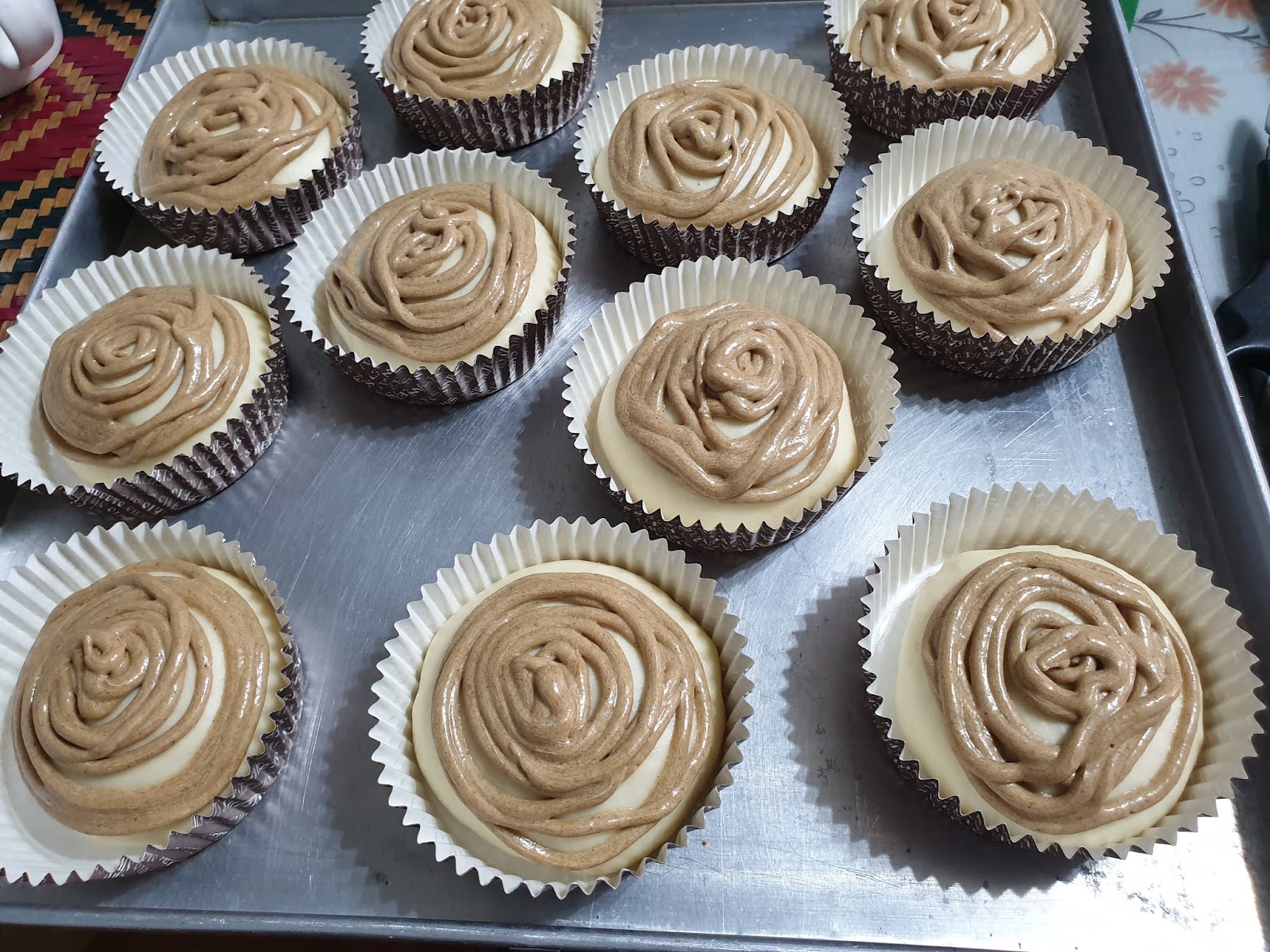 ZULFAZA LOVES COOKING: Mexican bun aka roti boy aka papa roti aka roti kopi