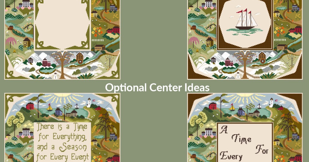 By The Bay Needleart: My Other Centers and some work along the way