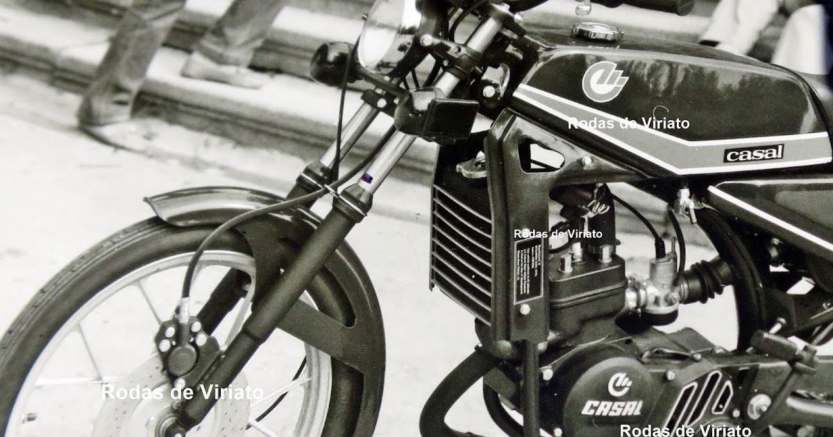 Foto de época de motorizada Casal RZ 50 / Casal K 554