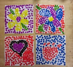 Kids Art: Paper mosaics