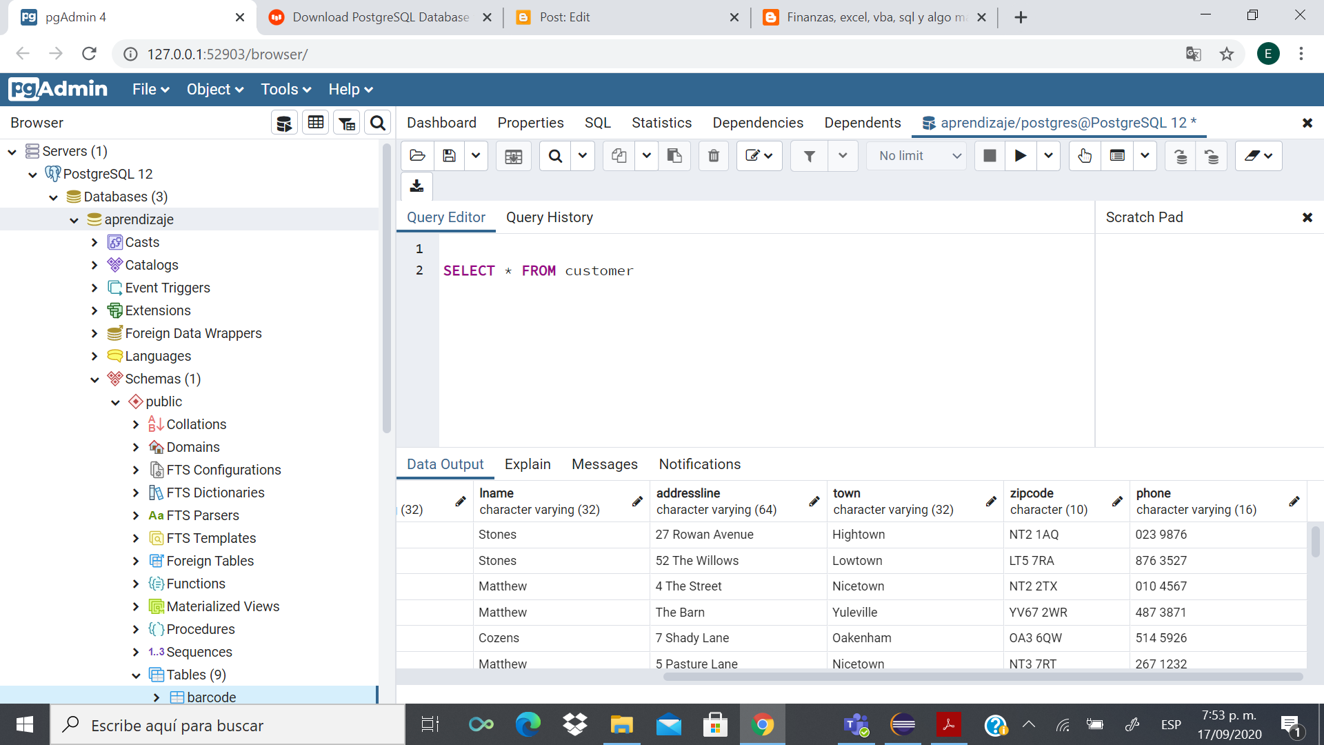 Finanzas Excel Vba Sql Y Algo Más Conectarse A Una Base De Datos Postgresql Utilizando Python