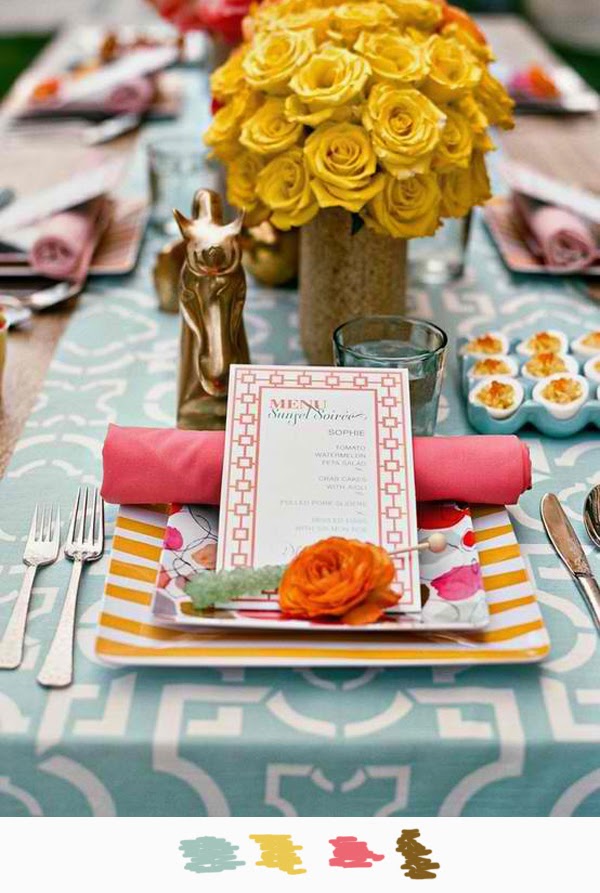 The Color Issue: Party Table Color Schemes