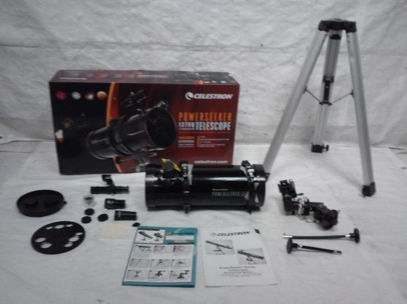 Ulasan Teleskop: Celestron PowerSeeker 127EQ - Info Astronomy