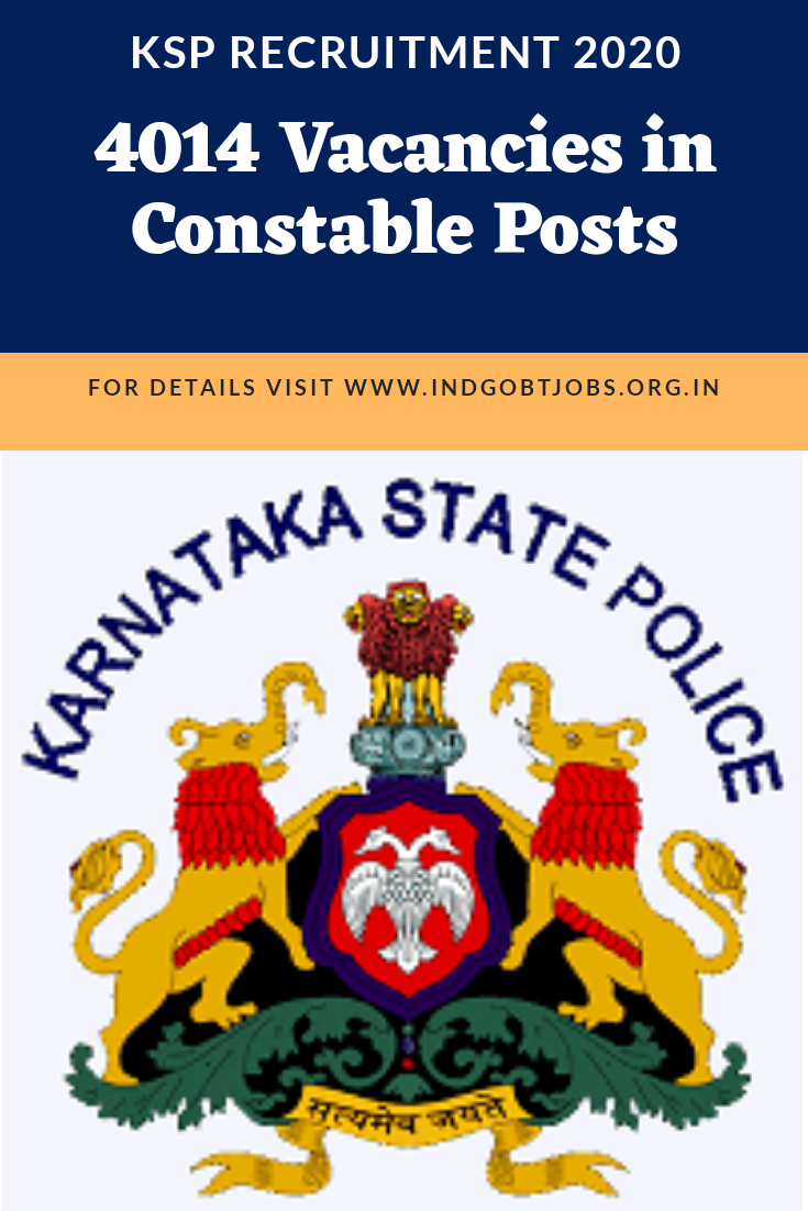 KSP Recruitment 2020 – Apply Online for 4014 Constable Posts ~ Ind Govt ...