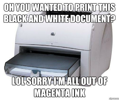 I Have Seen The Whole Of The Internet: Scumbag Printer