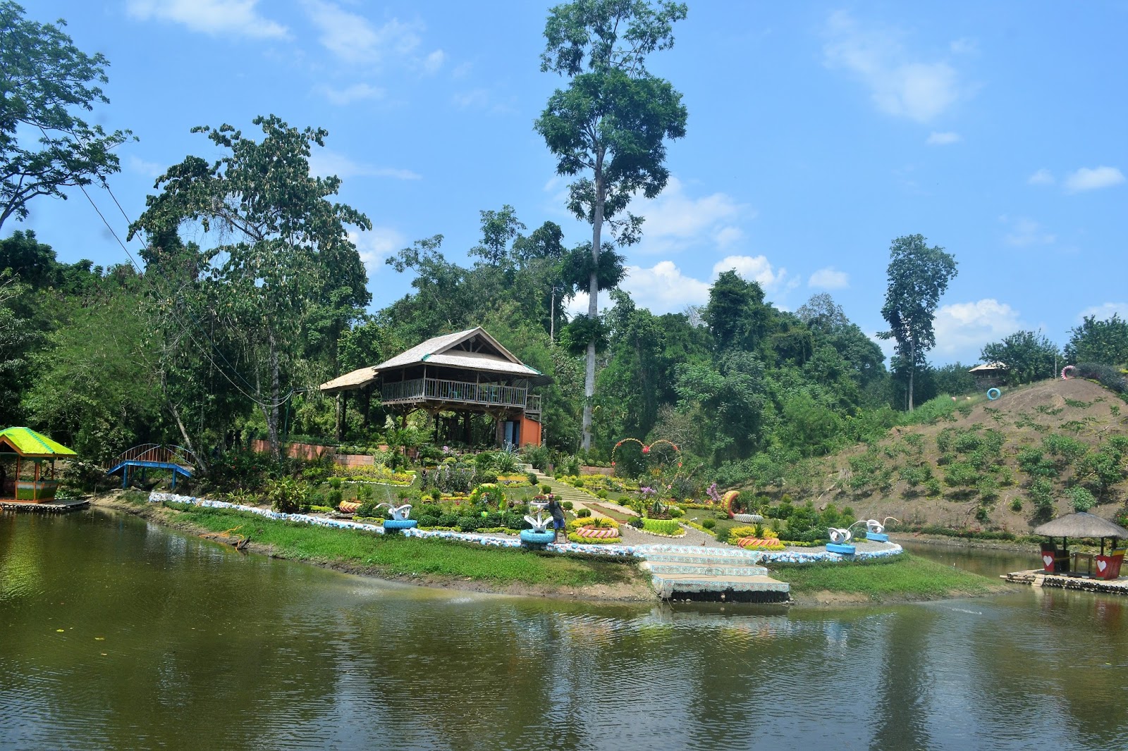 Cottage at the center of the Lake in B3 Soddaco Farm in Malungon Sarangani