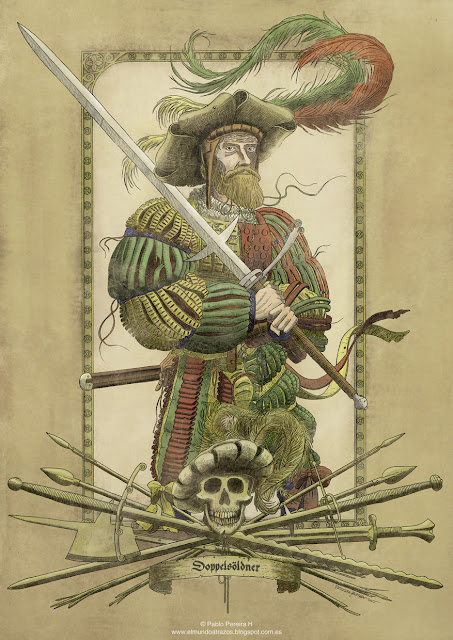 El Mundo a Trazos: Doppelsöldner S.XV