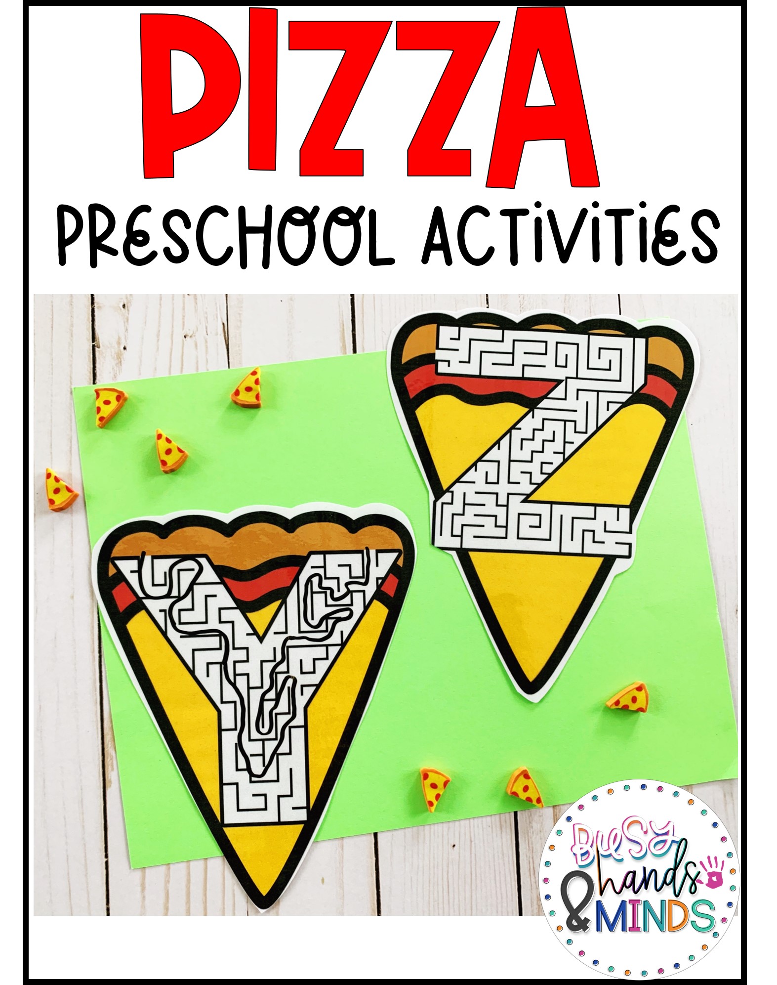 Secret Pizza Party Preschool Book Companion | Busy Hands and Minds