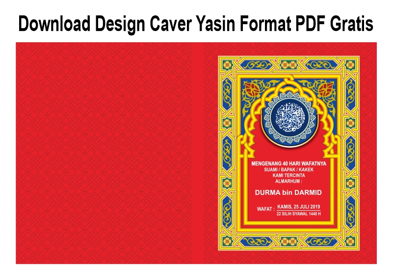 Template Caver Yasin Keren - Download Template Caver Buku Yasin Format ...