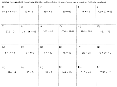 MEDIAN Don Steward mathematics teaching: cleverly calculating