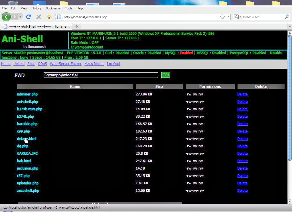 pengertian Web Shell | Idle Creative