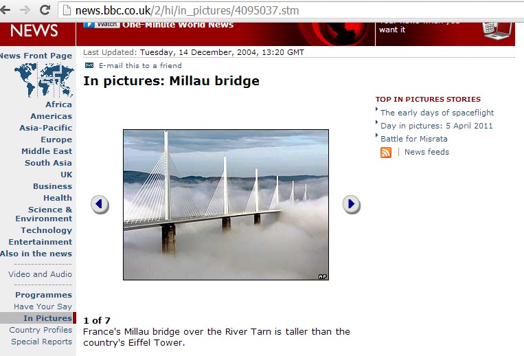 peceq™: 588. The Millau Bridge, France.
