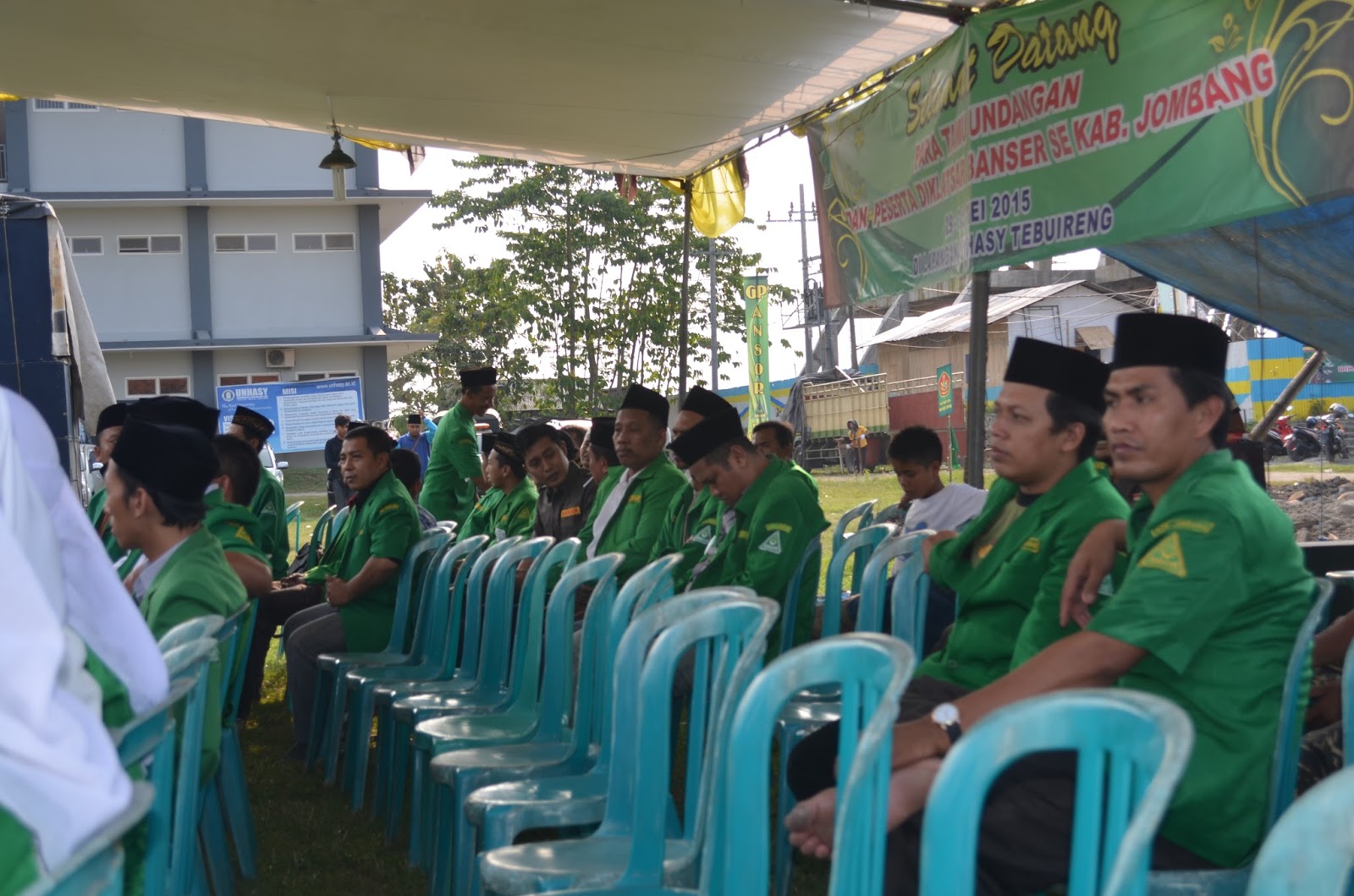 Pembukaan Pendidikan dan Latihan Dasar (Diklatsar) Banser se-Kabupaten Jombang di lapangan ...
