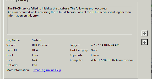 Fixed: DHCP Server won't start with error "The DHCP/BINL service is not ...