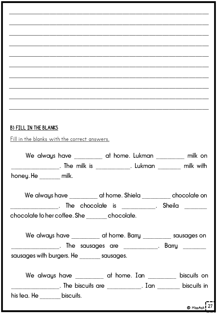 ASH THE TEACHER: Year 3 Step by Step Writing Module Part 1