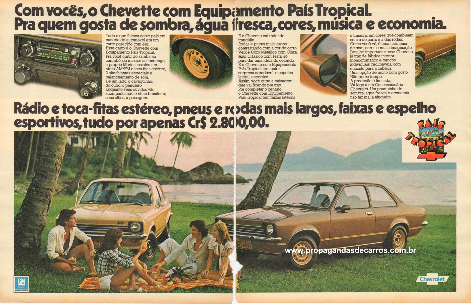 Carros brasileiros que fizeram sucesso e marcaram época: Chevette (1973 ...