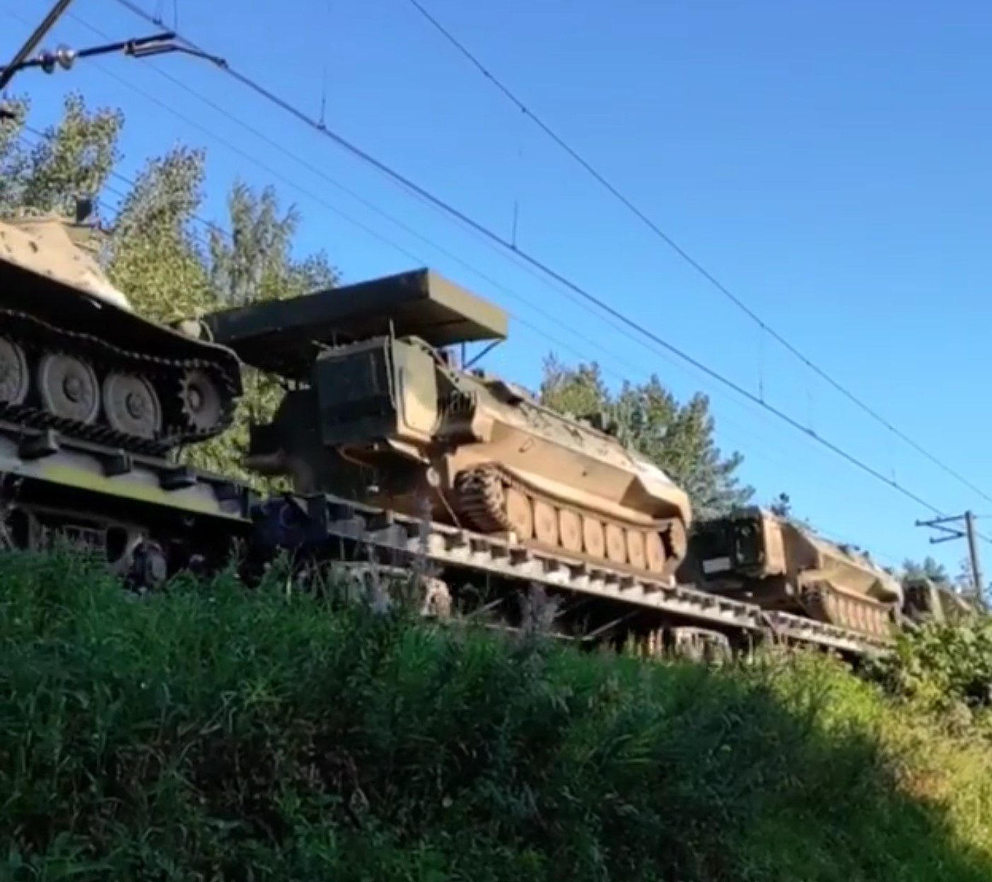 Russian Battalion Tactical Group southbound from Saint Petersburg