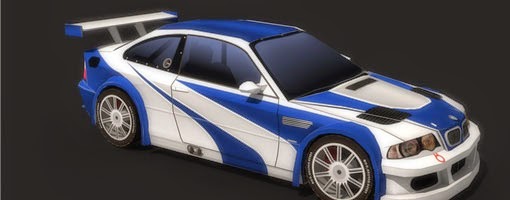Wonderfull Papercraft: BMW M3 GTR Papercraft