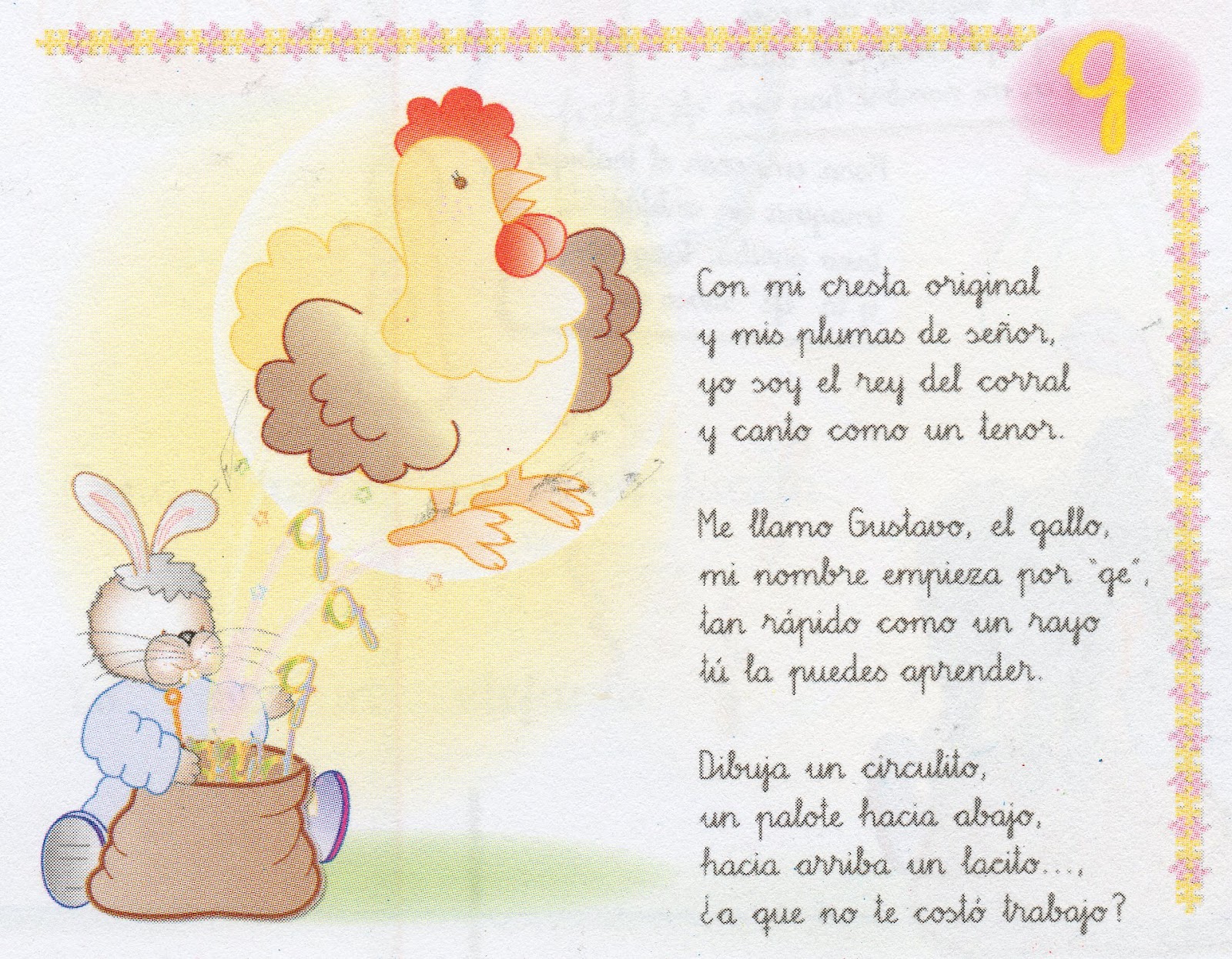 Profe Rafa de Infantil: Ya hemos aprendido la letra g. Nos van quedando ...