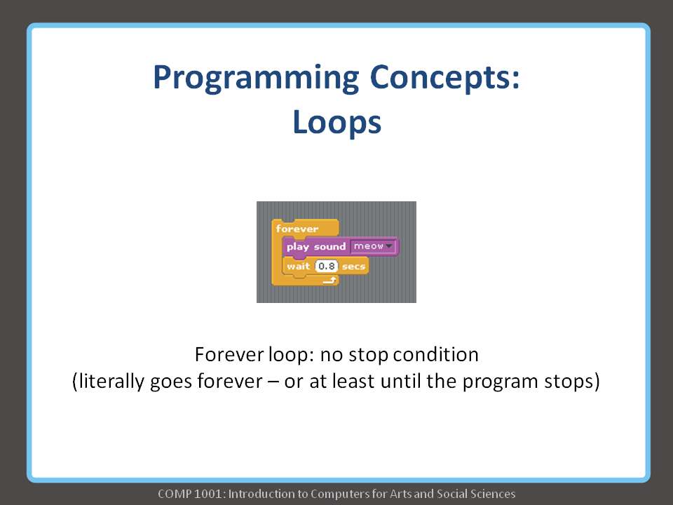 The Female Perspective of Computer Science: Programming Concepts in Scratch