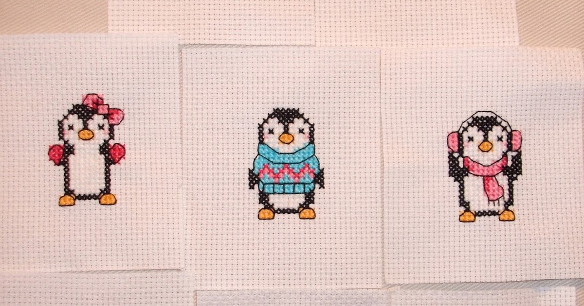 Cross Stitch A to Z: penguins