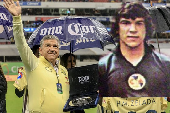Homenaje a Héctor Miguel Zelada portero histórico del América