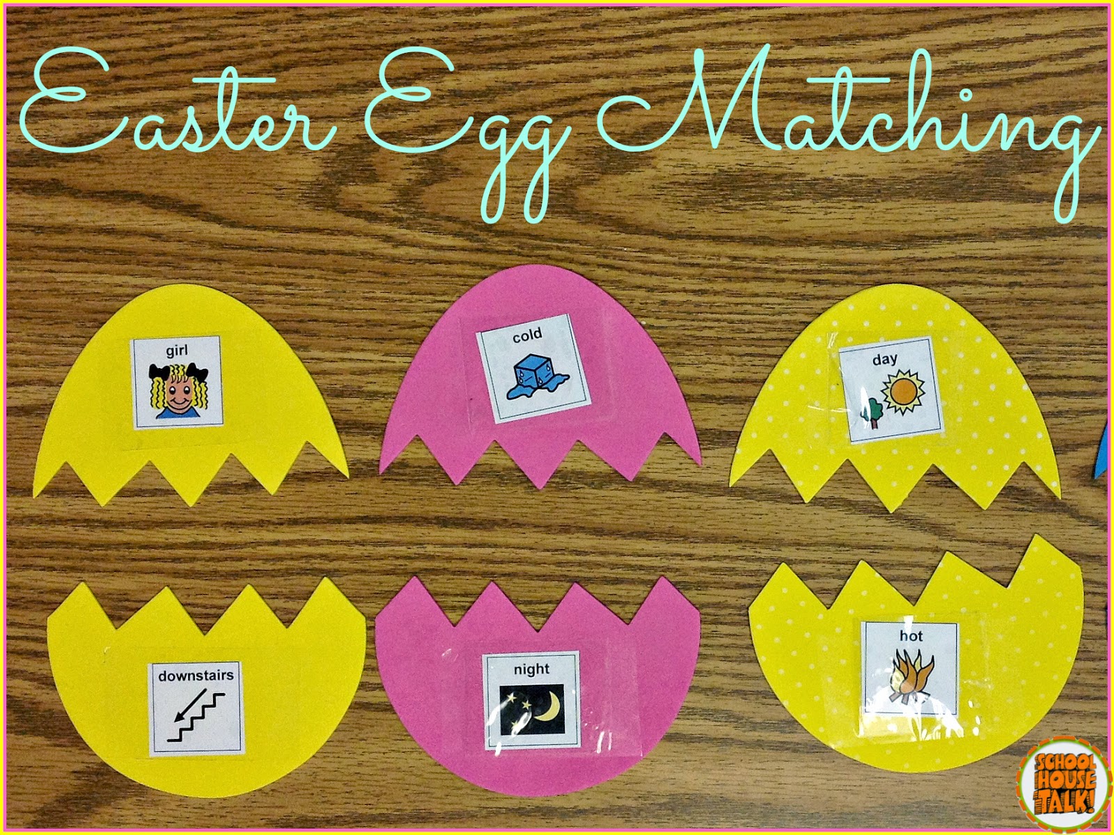 Schoolhouse Talk!: Easter Egg Matchups